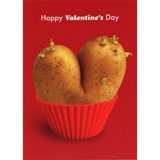 Designer Greetings Heart Shaped Potato in Baking Cup Humorous / Funny ...