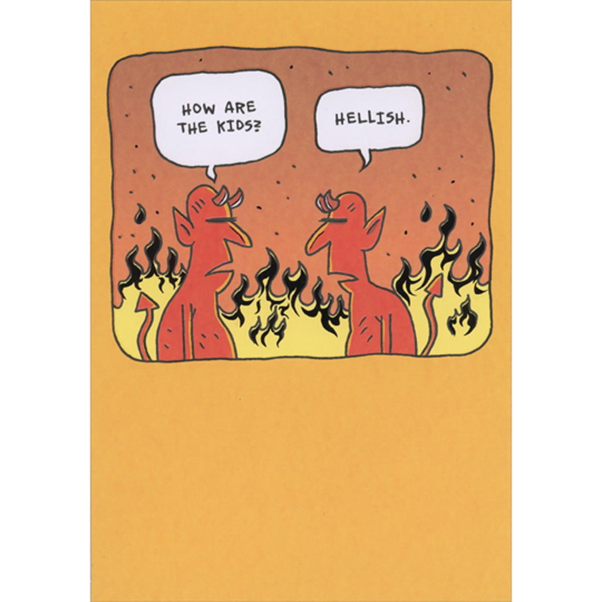 Designer Greetings How Are the Kids? Hellish. Humorous / Funny 3D Pop ...