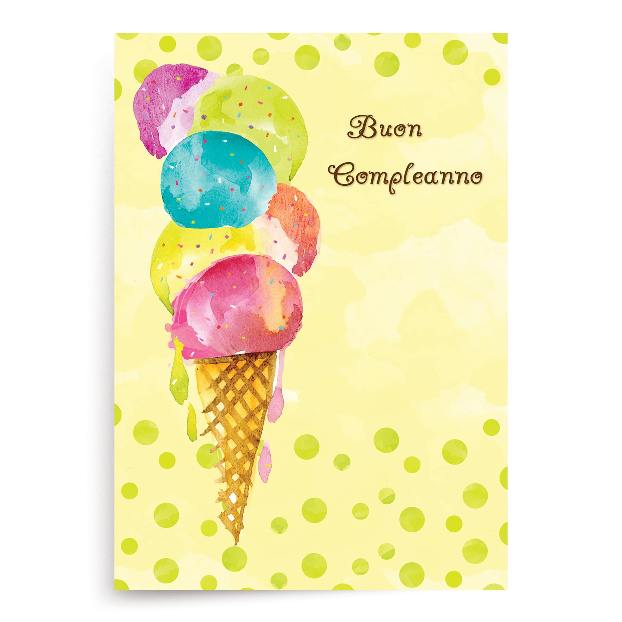 Designer Greetings Italian Language Happy Birthday SMRCards, Fun ...