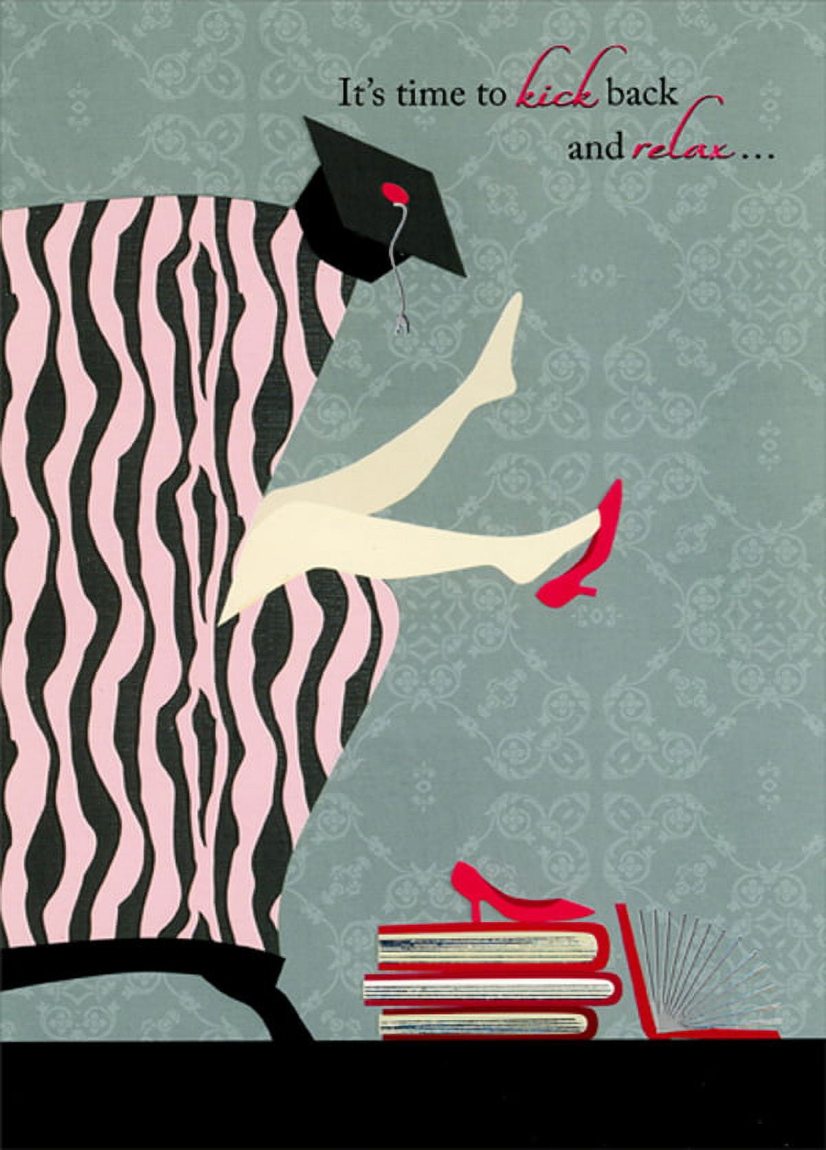 Designer Greetings Kick Back and Relax : Pink Striped Chair Feminine ...