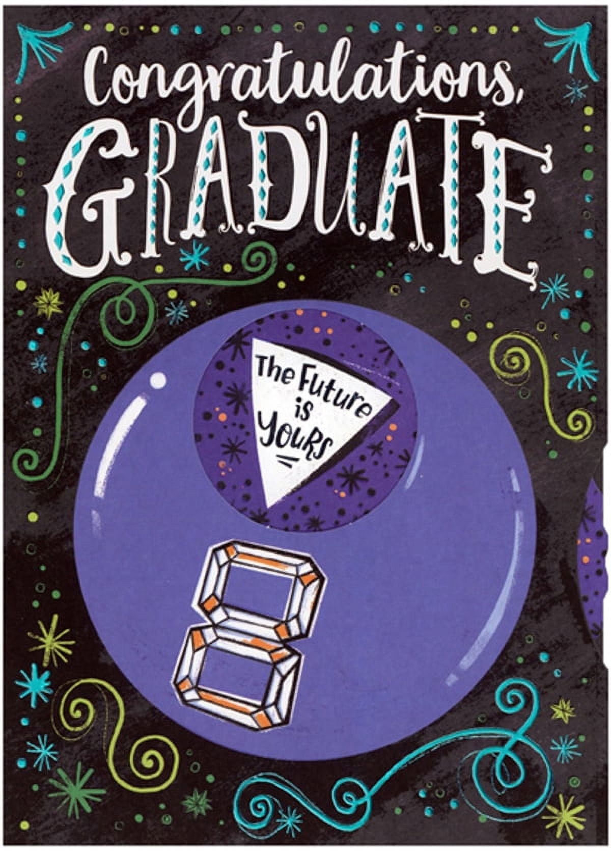 Designer Greetings Magic 8 Ball : Die Cut Window Graduation ...