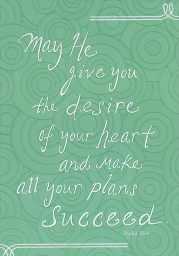 Designer Greetings May He Give You The Desire Of Your Heart Religious ...