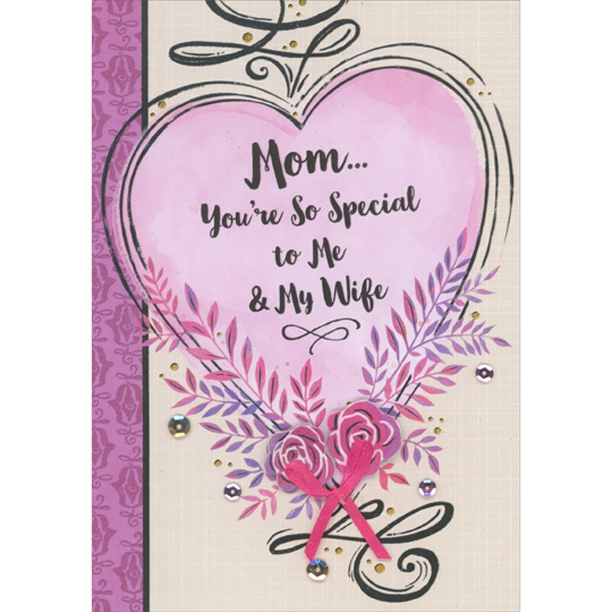 Designer Greetings Mom You're So Special Pink Heart, 3D Die Cut Pink ...