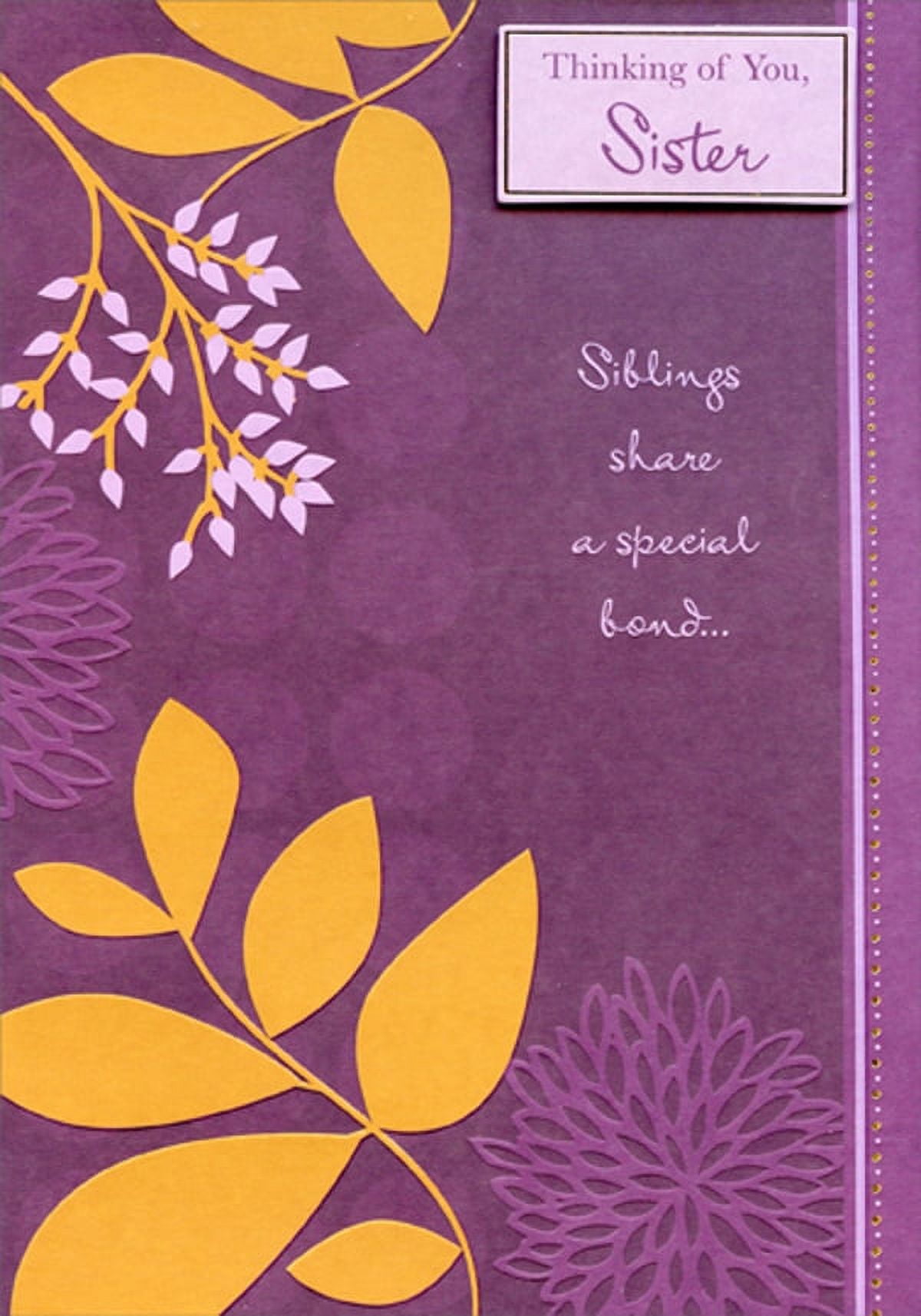 Designer Greetings Siblings Share a Special Bond: Mustard Leaves on ...