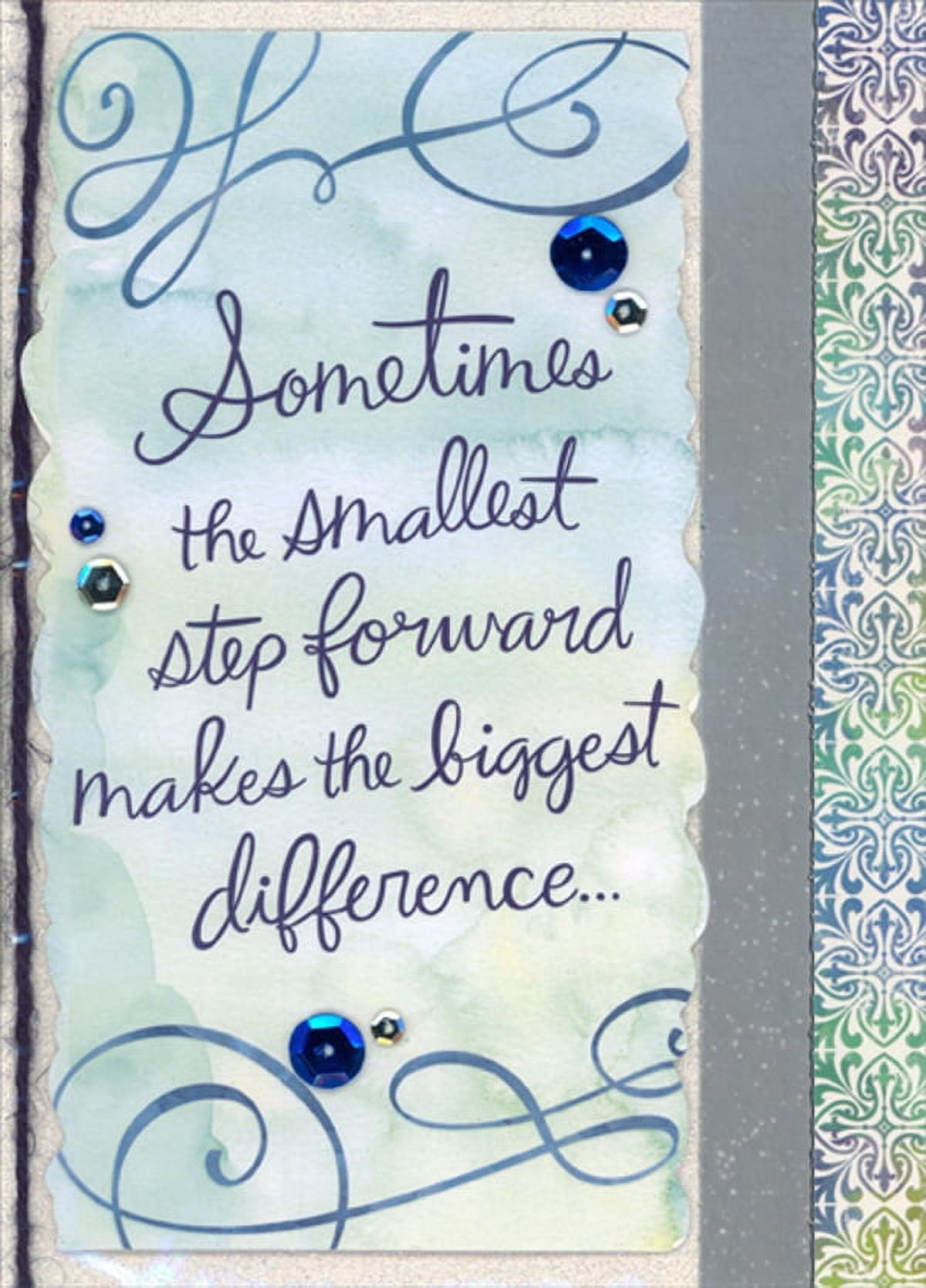 Designer Greetings Smallest Step Forward 3D Banner, Twine and Sequins ...