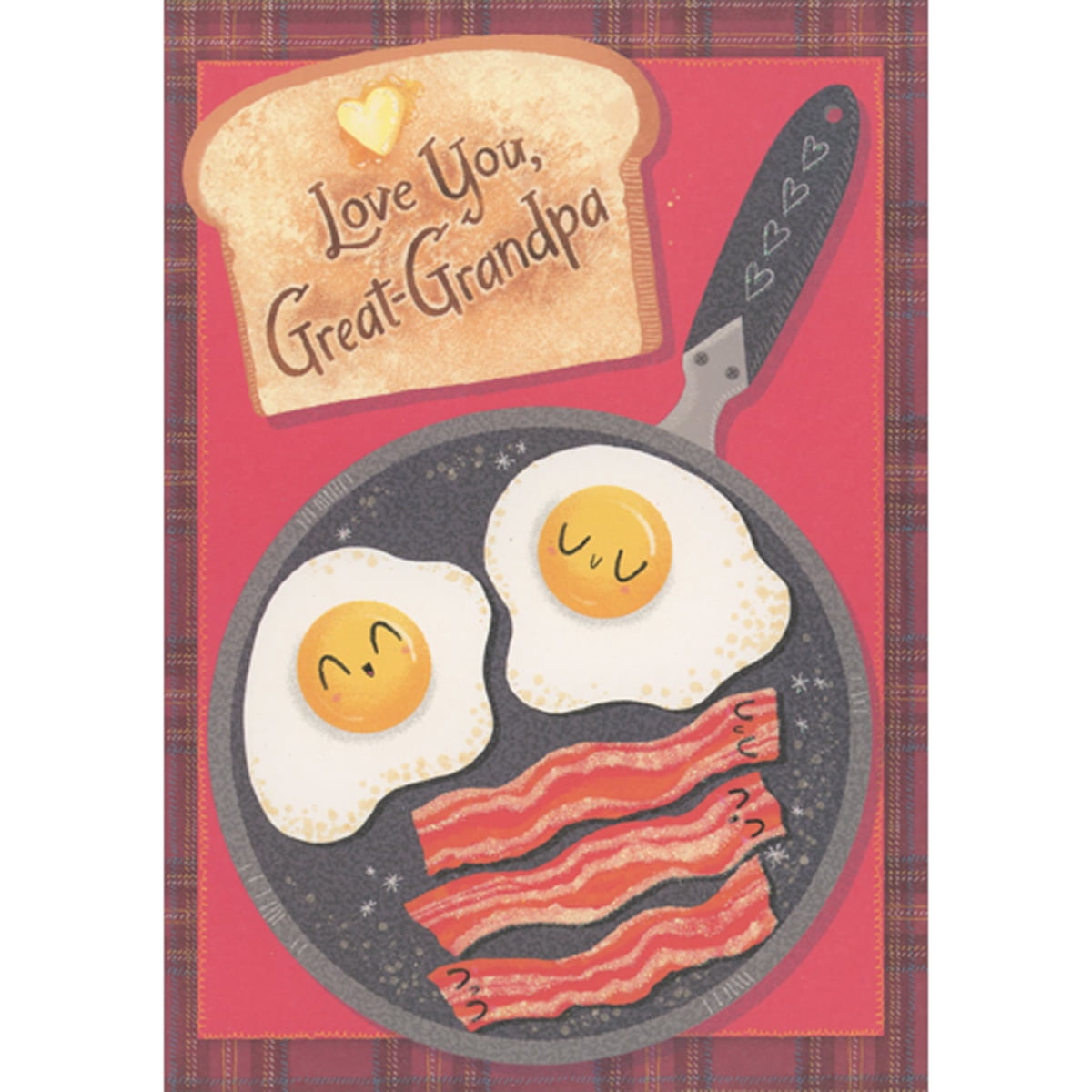 Happy Valentine's Day Great-Grandpa Greeting Card w/Envelope - Walmart.com