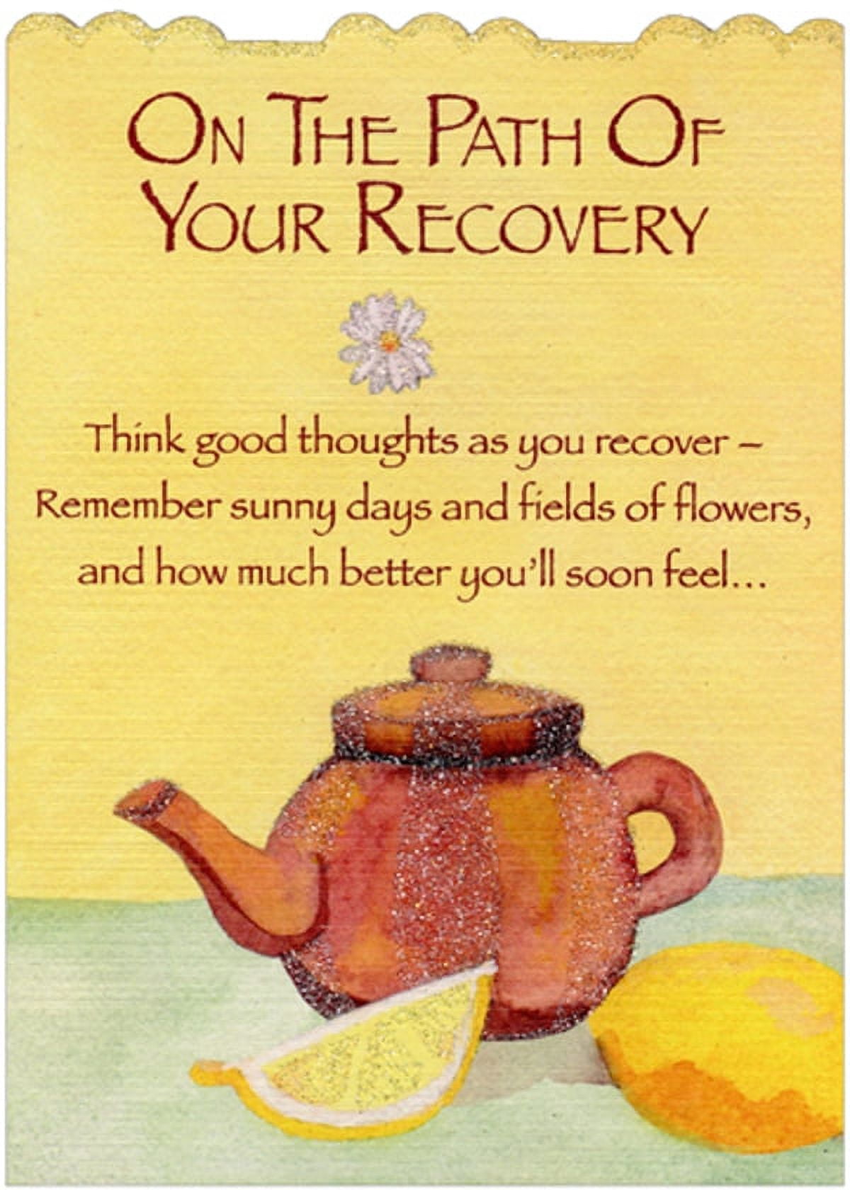 Designer Greetings Teapot with Lemon Slice Path of Recovery Die Cut Z ...