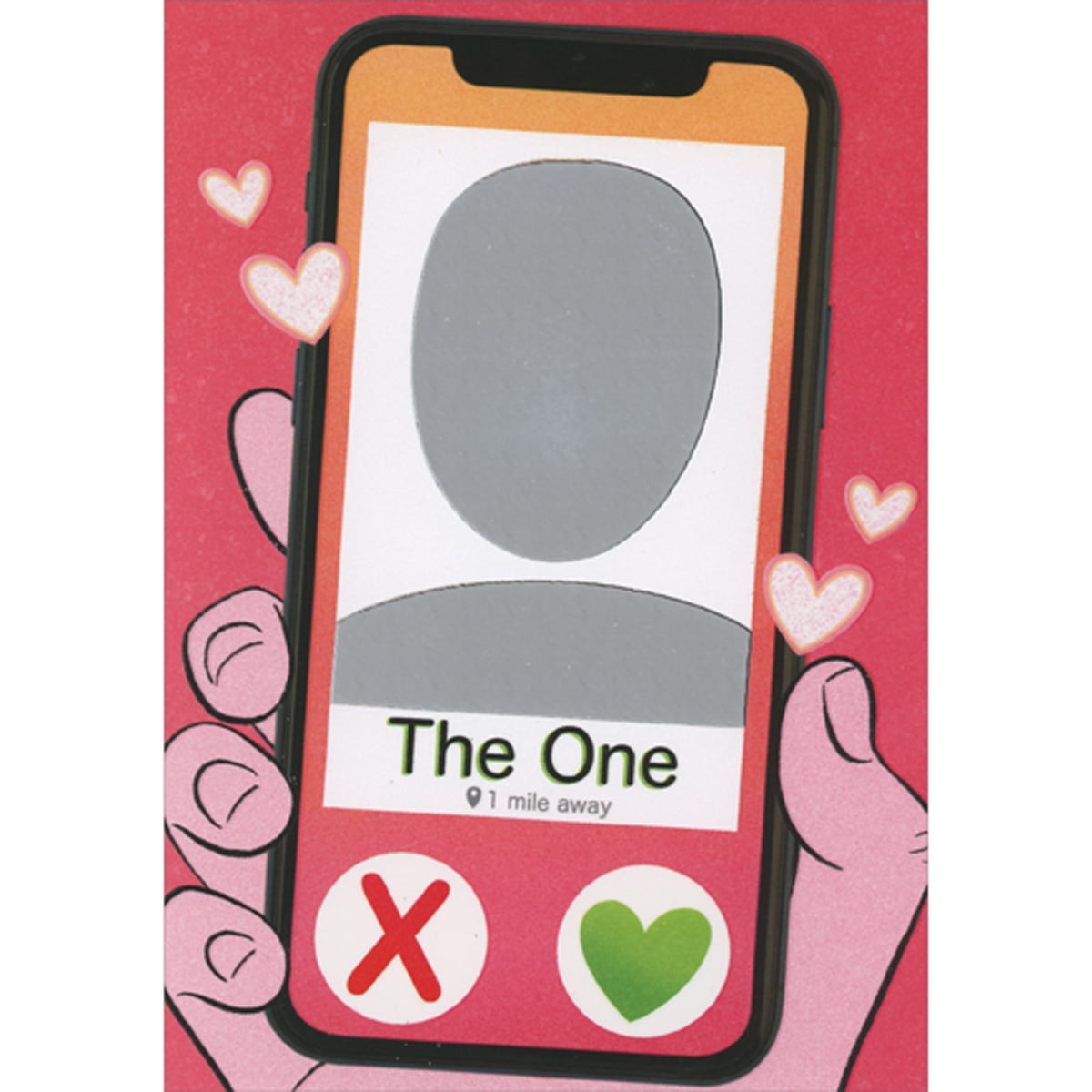Designer Greetings The One, 1 Mile Away: Cell Phone Closeup with 3D ...