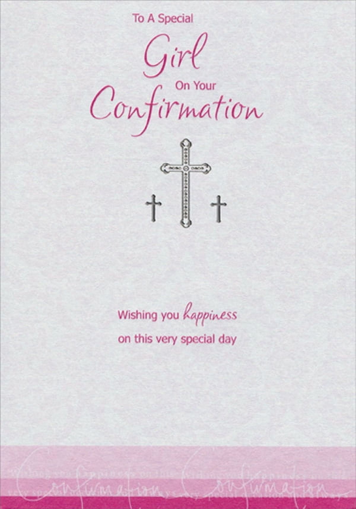 Designer Greetings Three Silver Foil Crosses on Shimmering Paper ...