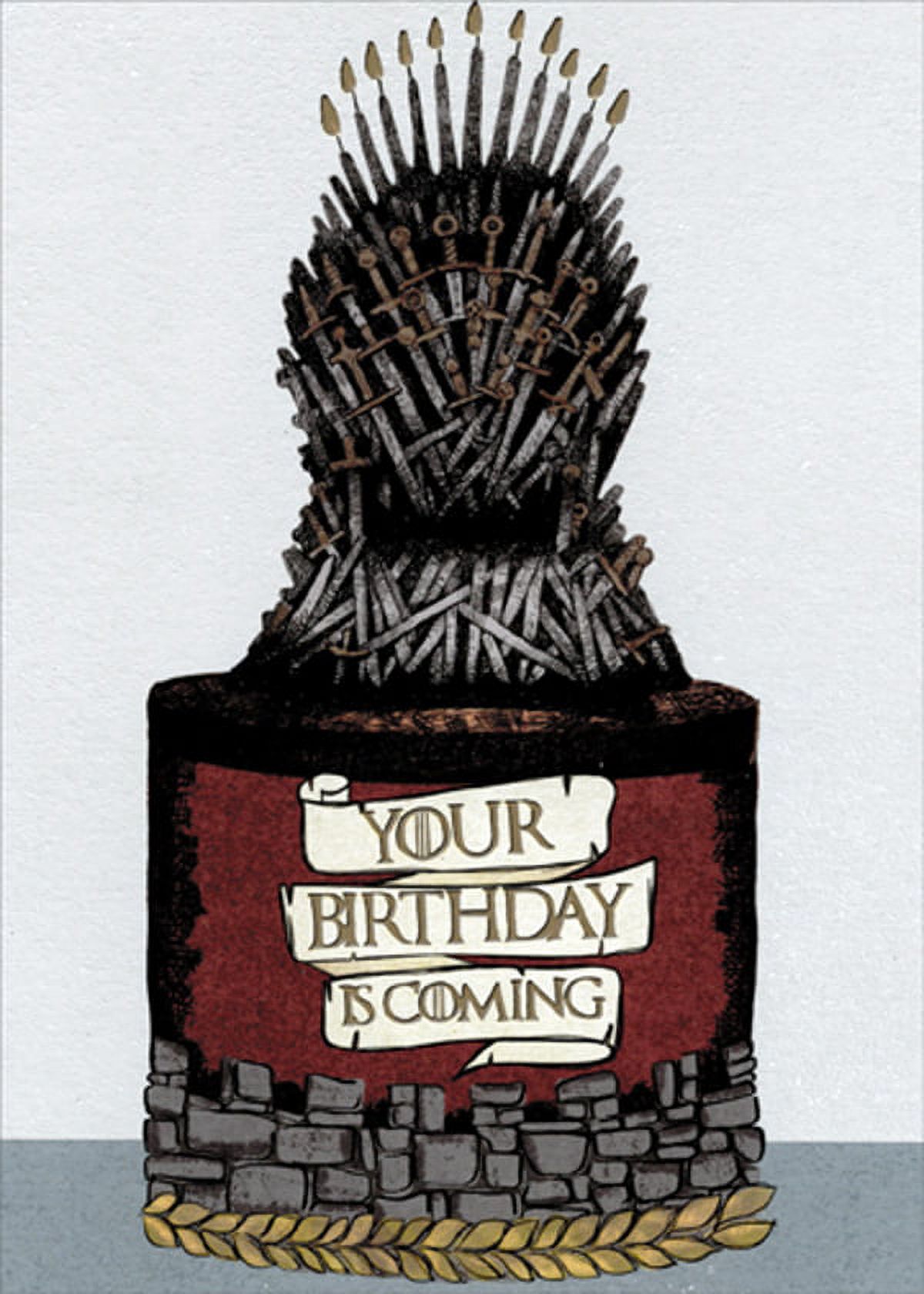 Designer Greetings Throne of Swords Funny / Humorous Birthday Card ...