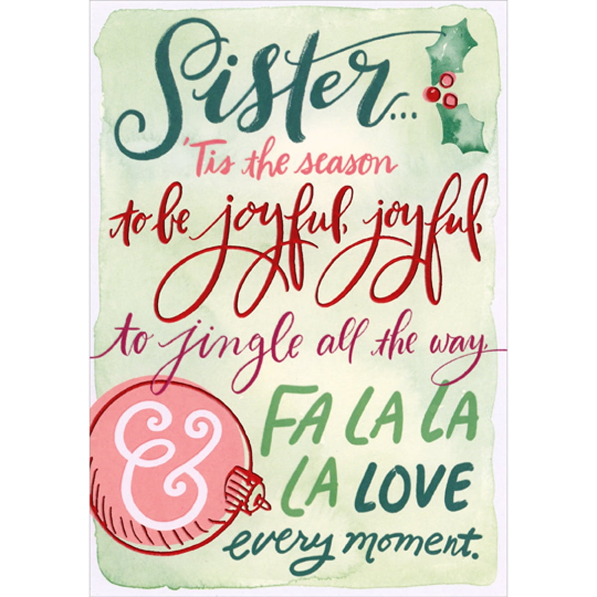 Designer Greetings Tis the Season to be Joyful, Joyful, To Jingle All ...