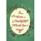 Designer Greetings Christmas Season Card Pack - 8 Holiday Thank You ...