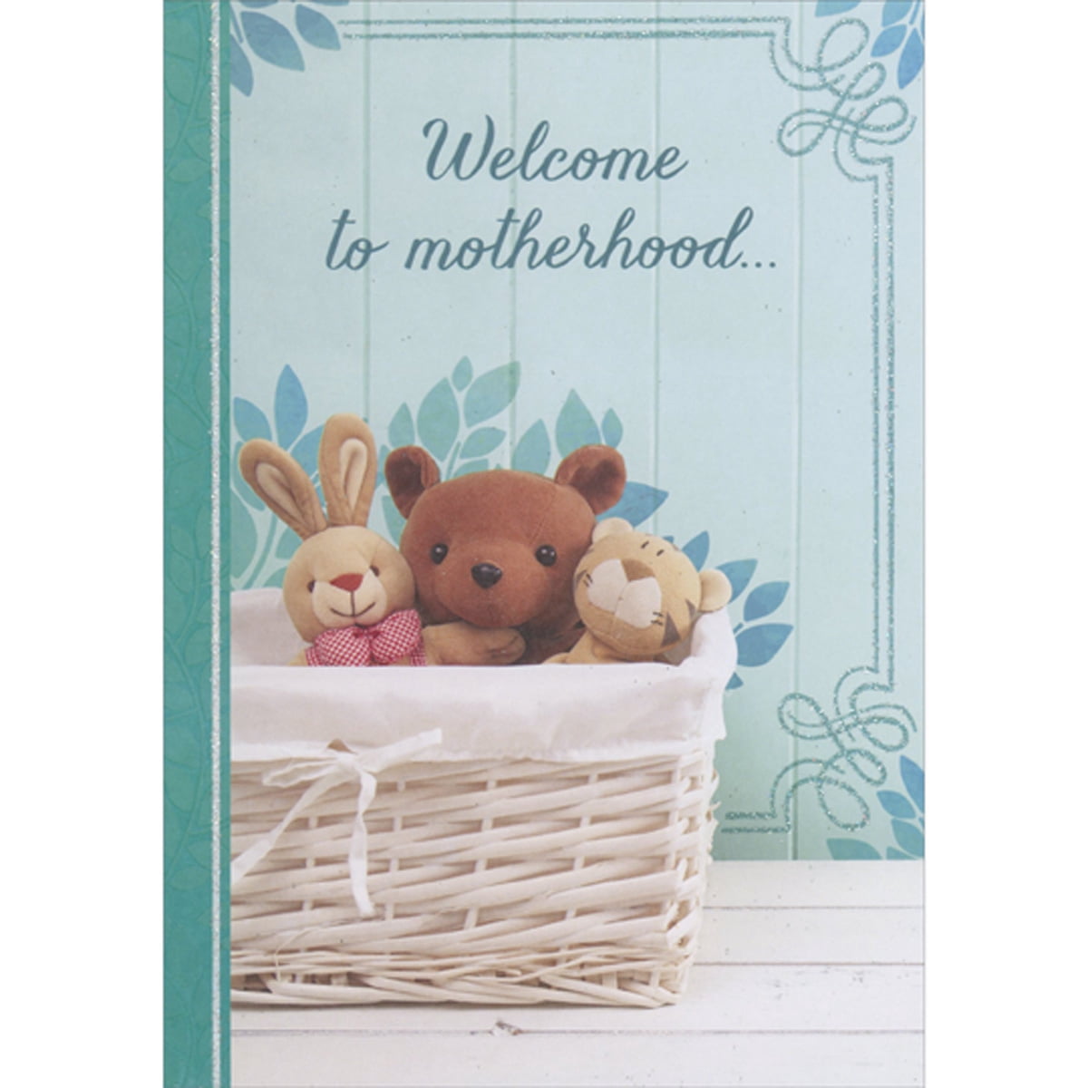 Designer Greetings Welcome to Motherhood: Photo of Stuffed Animals in ...