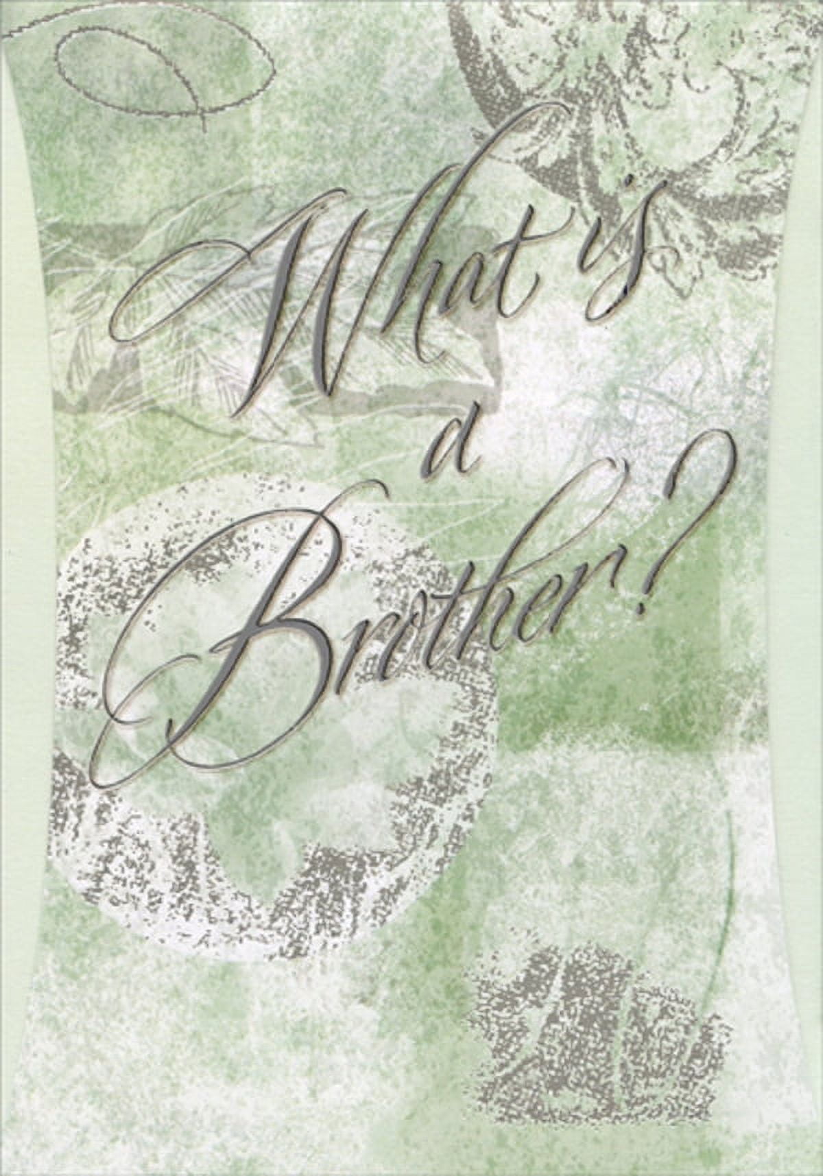 Designer Greetings Happy Funny Brother Birthday Card, Top Fold, Heavy ...