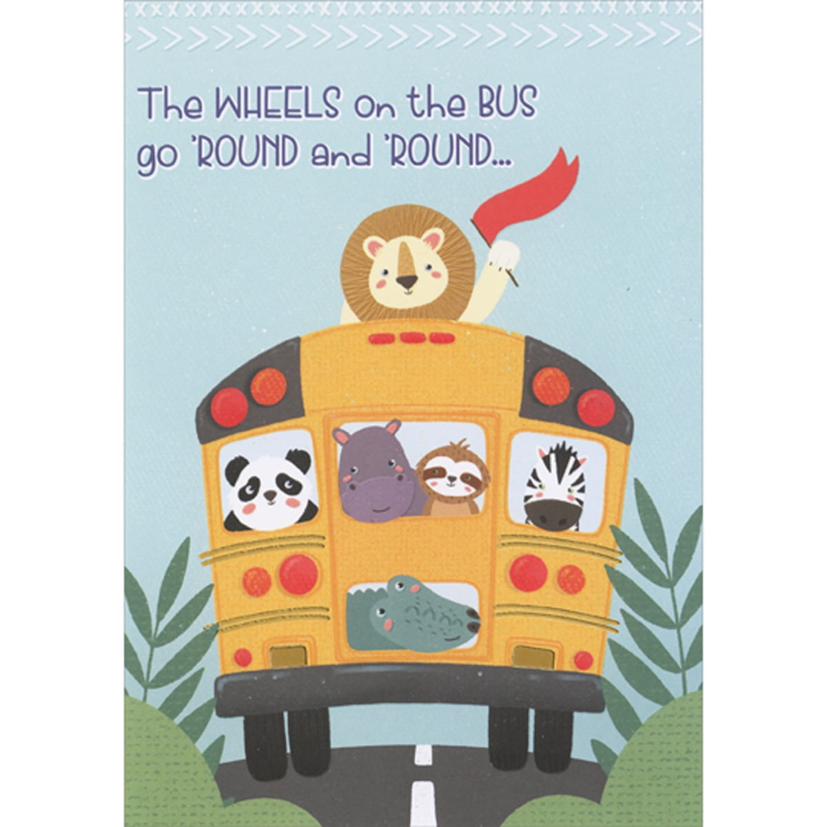 Designer Greetings Wheels on Bus Go Round and Round: Animals Looking ...