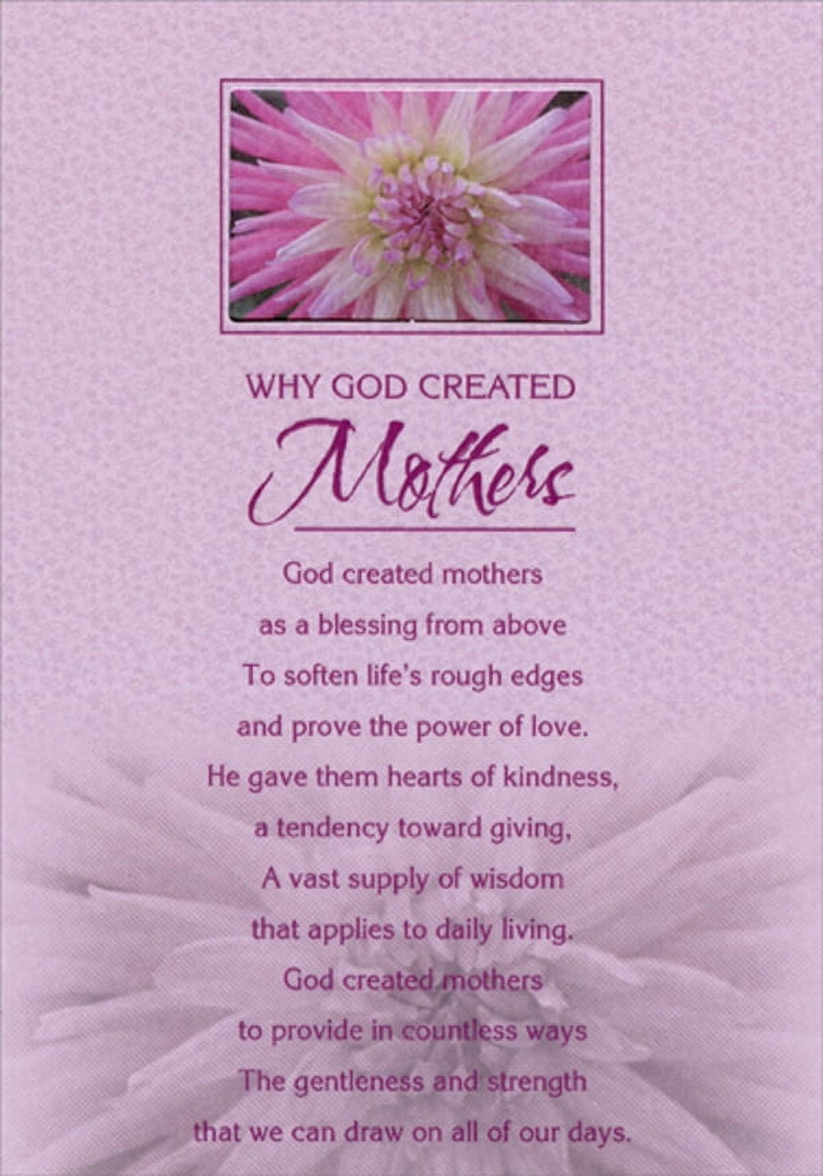 Designer Greetings Happy Christian Greeting Mom: 'Why God Created ...