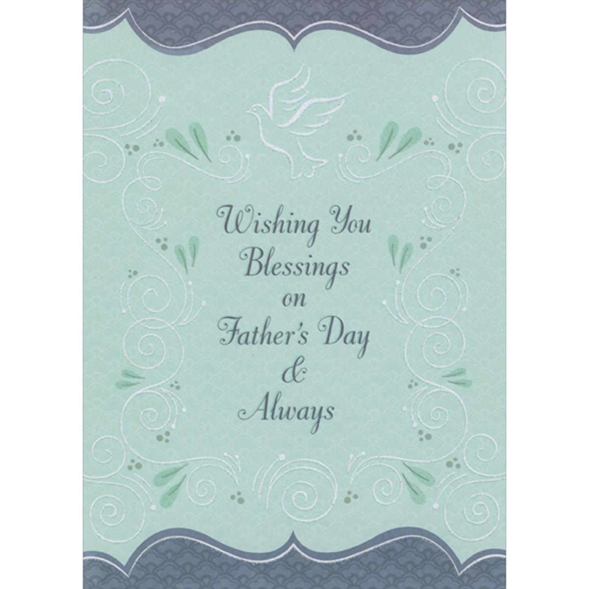 Designer Greetings Wishing You Blessings: Glitter Dove and Swirls on ...