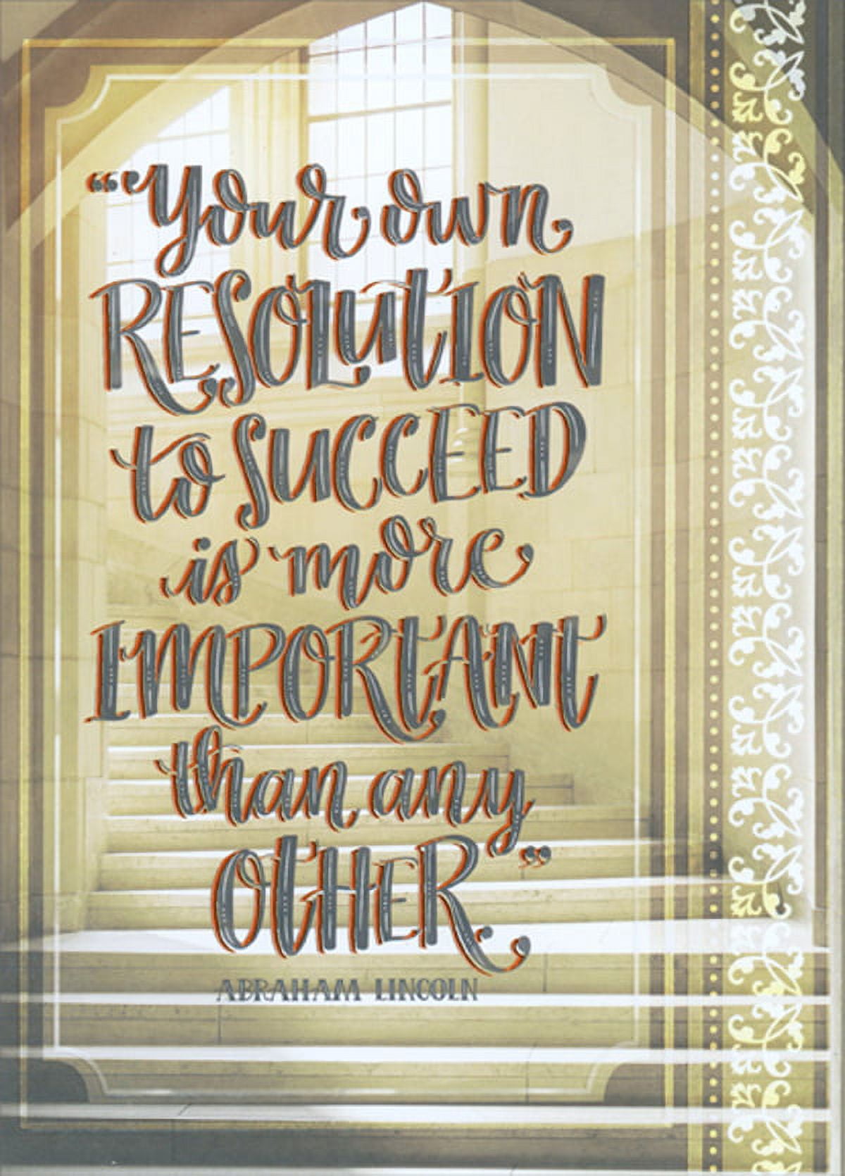 Designer Greetings Your Own Resolution To Succeed : Lincoln Quote ...