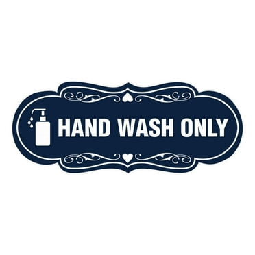 Excello Global Products Employees Must Wash Hands Indoor Wall Sign 5" x ...