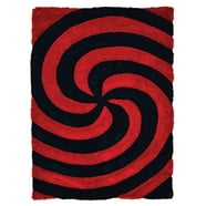 Designer Home Revolution Shag Area Rug 2100 21783 Pinnacle Violet 7' 10 ...