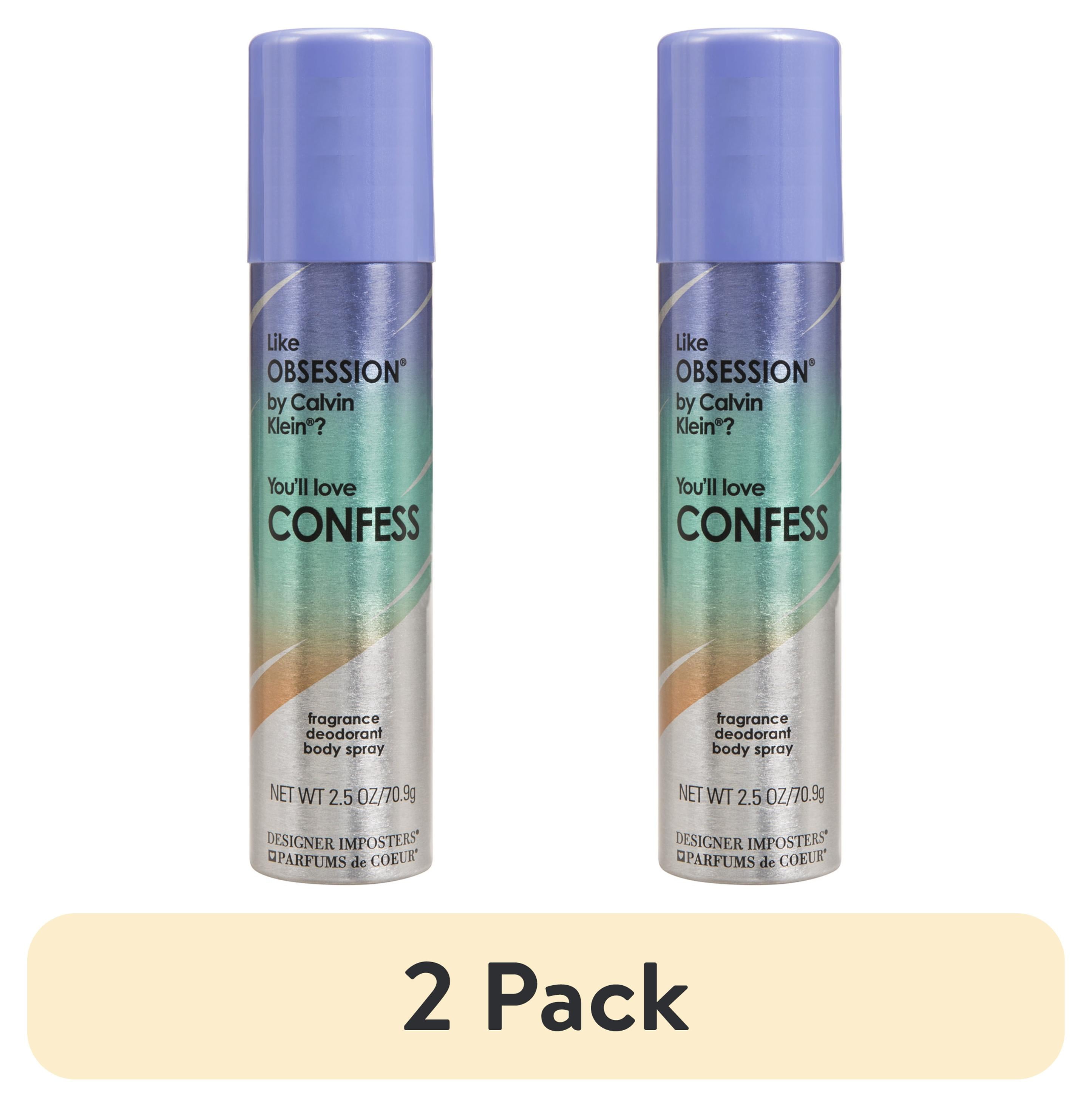(2 pack) Parfums De Coeur Designer Imposters Confess Deodorant Body ...
