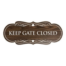 Pool Area Keep Gate Closed Sign - Walmart.com