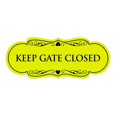 PLEASE KEEP DOOR CLOSED Sign (Red) - Large - Walmart.com