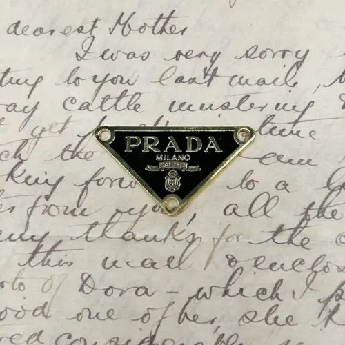 Designer Logo Black Triangle Shaped Zipper Pull Goldtone - Walmart.com