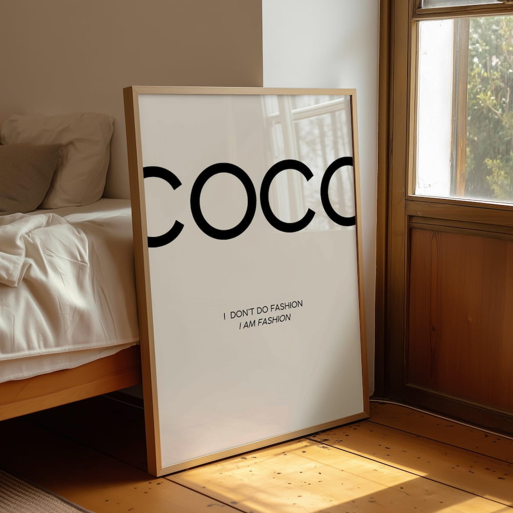 Designer Logo Poster Fashion Wall Art Luxury Poster Designer Print ...