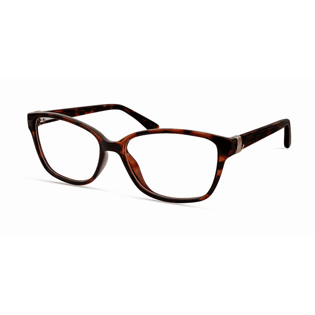 Designer Looks for Less Women's WOP55 Tort Crystal Eyeglass Frames HSA ...