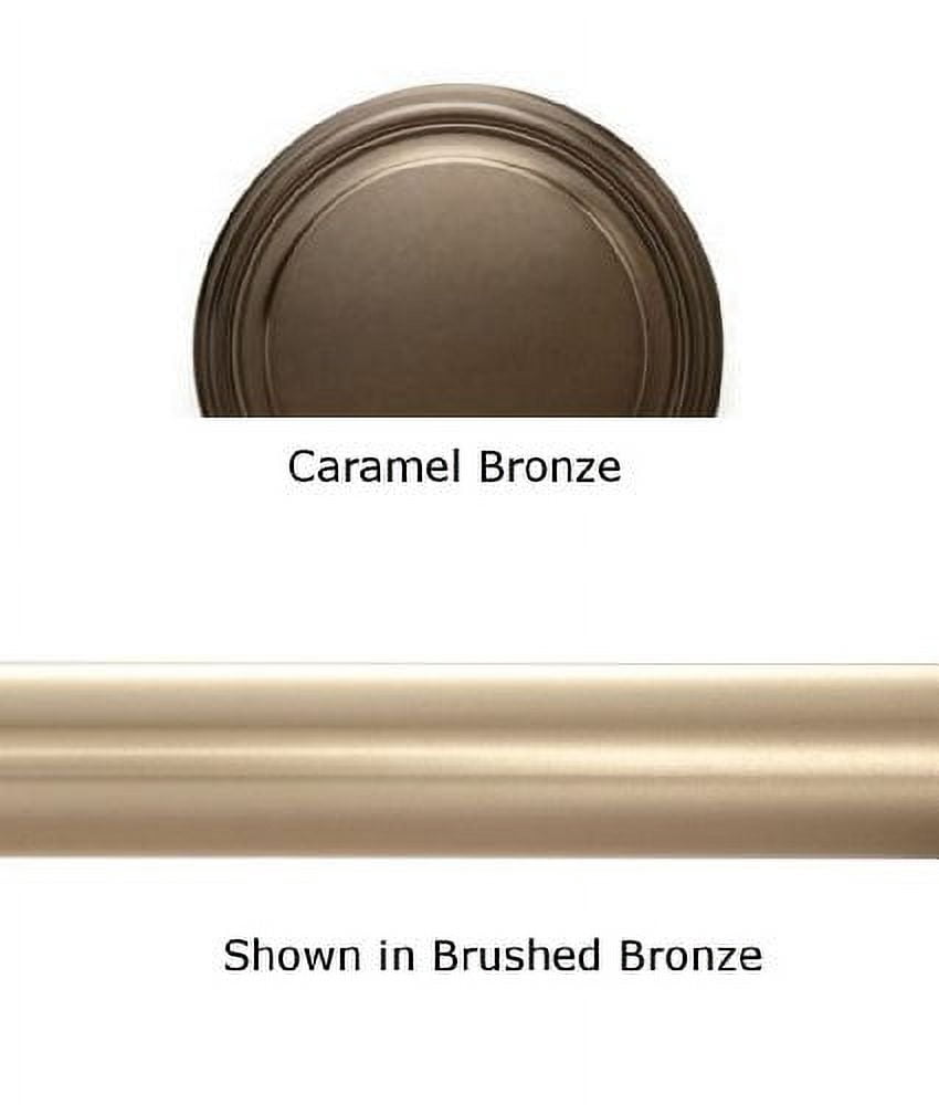 Designer Metals 1 3/8" Telescoping Pole (Caramel Bronze, 66"-120 ...