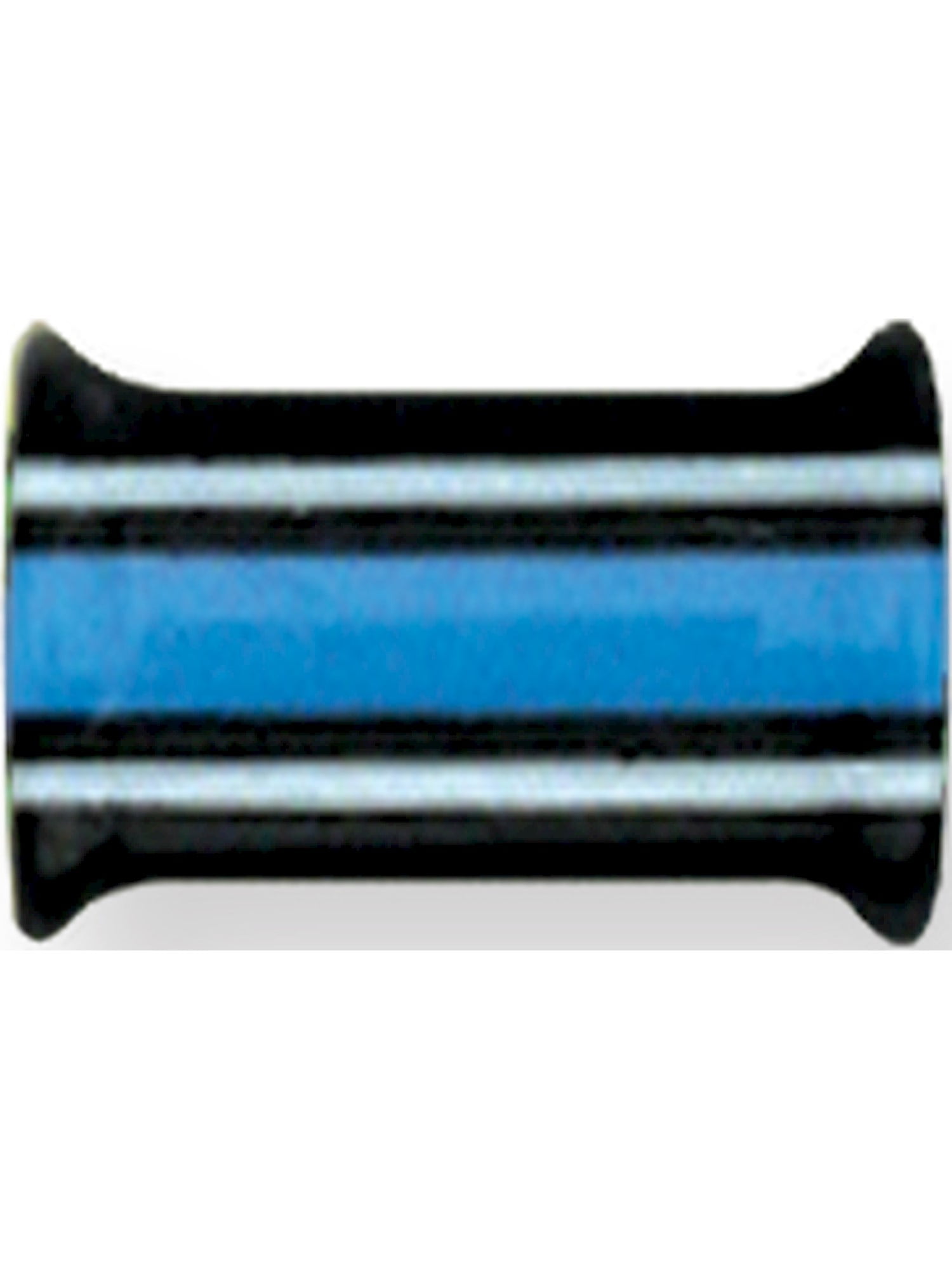 Designer Non Metal Neon Layered Acrylic Double Flange Plugs 2G (6.5Mm ...