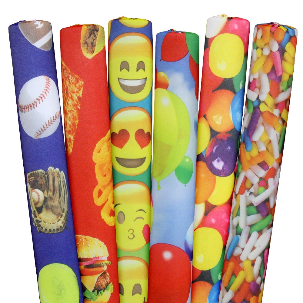 Designer Noodle Sports Blue, Emojis, Gumballs, and Balloons for ...