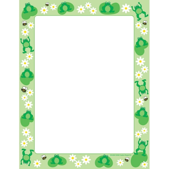 SHAPES ETC. Designer Paper - Frog (50 Sheet Package) - Walmart.com