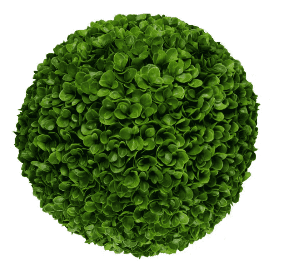 Designer Plants USA Artificial Rose Clover Topiary Ball 17" UV ...