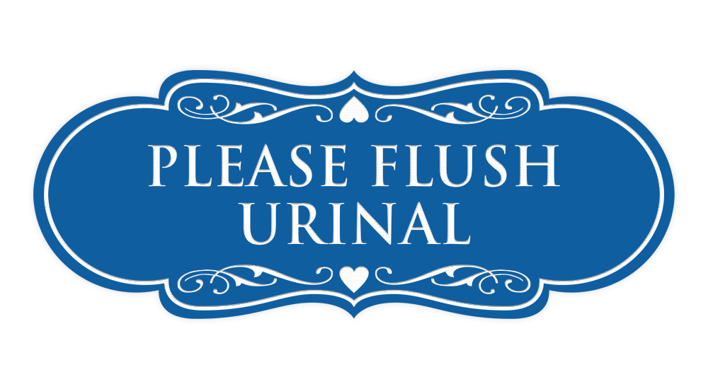 Signs ByLITA Designer Please Clean Station Before Leaving Sign (Blue ...