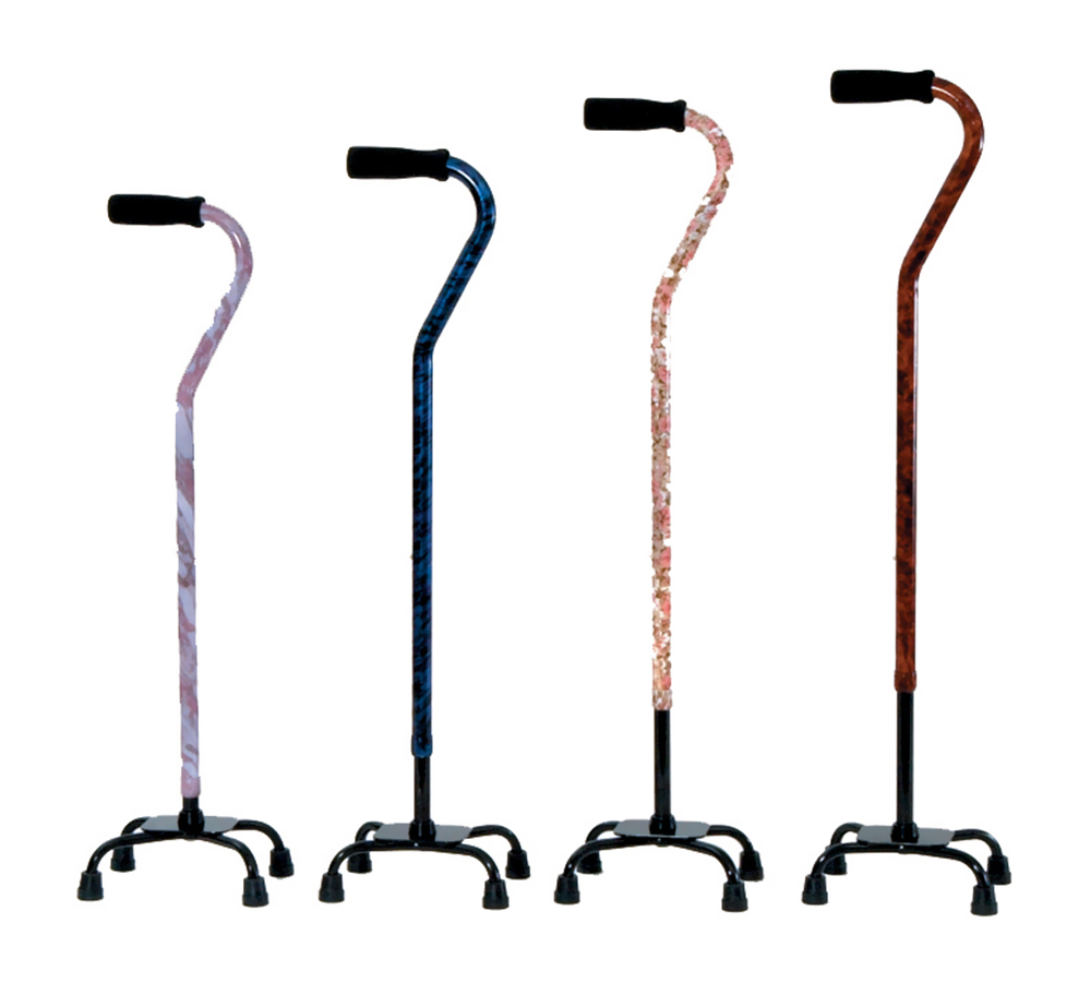 Designer Quad Cane, Indigo, Small Base - Walmart.com
