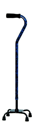 Designer Quad Cane, Indigo, Small Base - Walmart.com