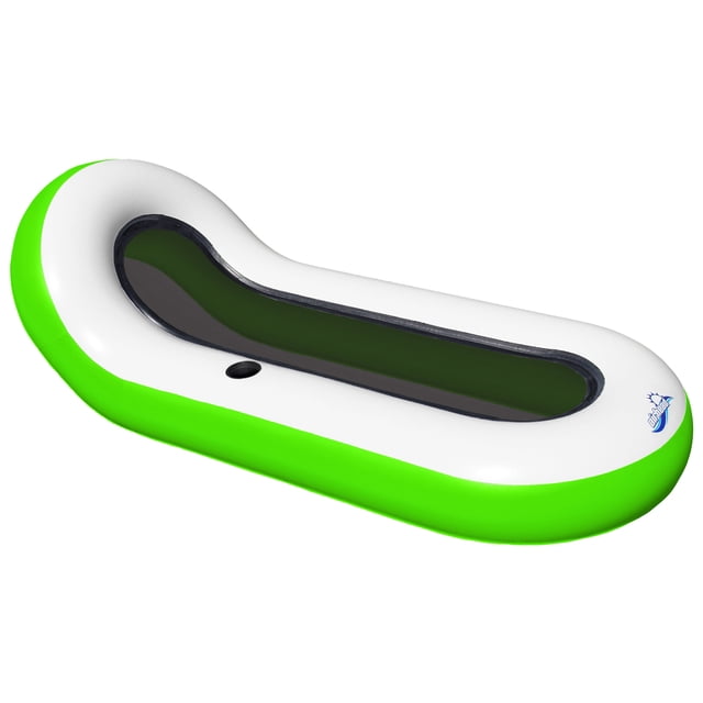 Designer Series Inflatable Chaise Lounge, Lime - Walmart.com