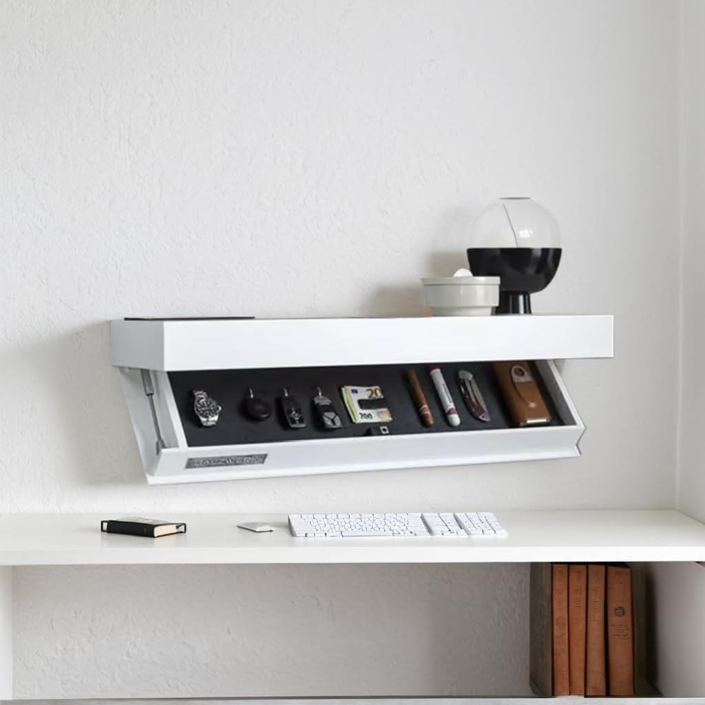 Designer Shelf with Secret Compartment, Concealed Floating Shelf, Wall ...