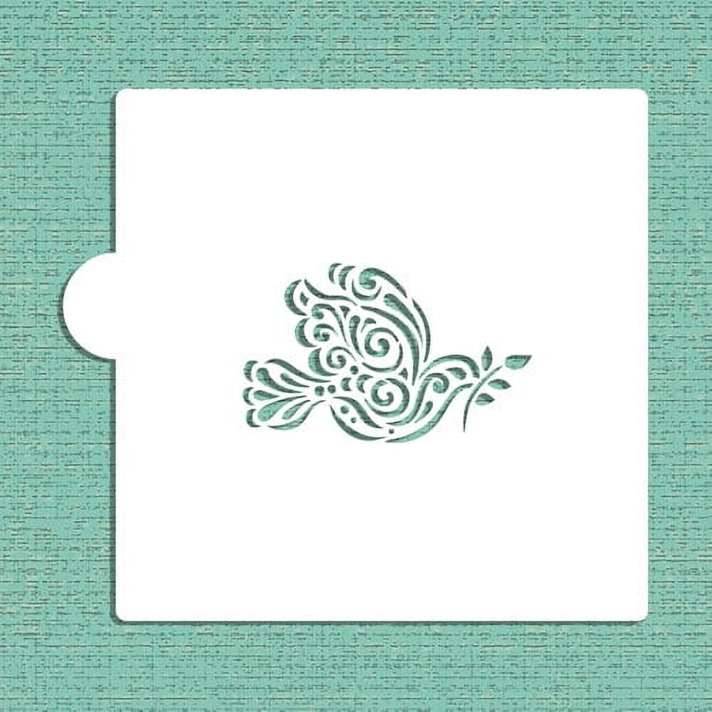 Designer Stencils Dove of Peace with Olive Branch Cookie and Craft ...