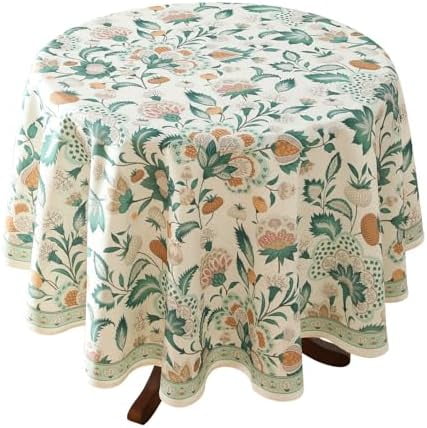Designer Vintage Linen Extra Long Tablecloth for Rectangle Table,French ...