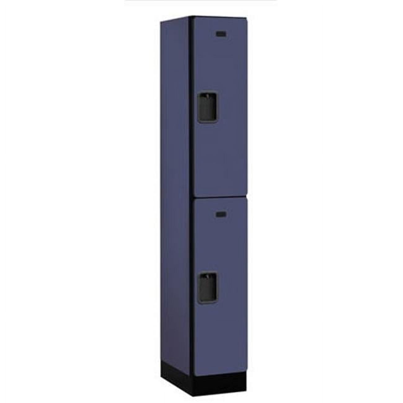 Designer Wood Locker - Blue - Double Tier - 1 Wide - Walmart.com