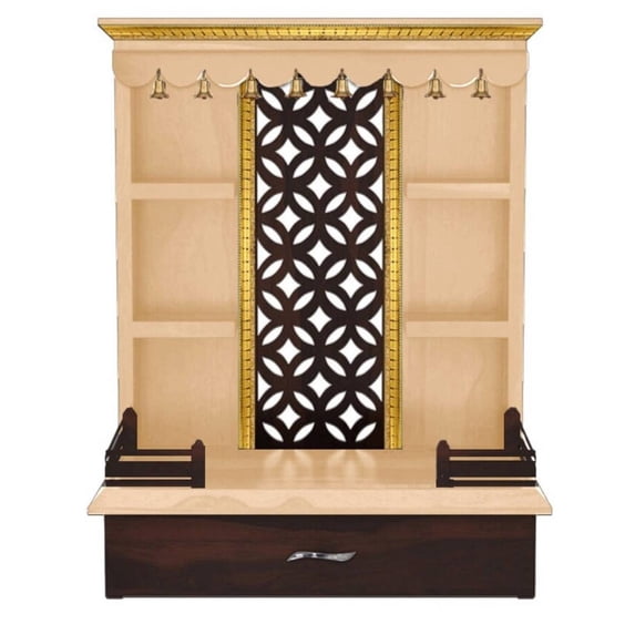 Designer Wooden Mandir For Home And Office | Temple For Home | Pooja ...