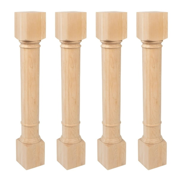 Designer's Edge Millwork 35-1/4 in. High x 5 in. Wide x 5 in. Depth ...