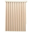 Alabaster White 3.5 in. PVC Vertical Blind Window, Cordless, 78x84 in ...