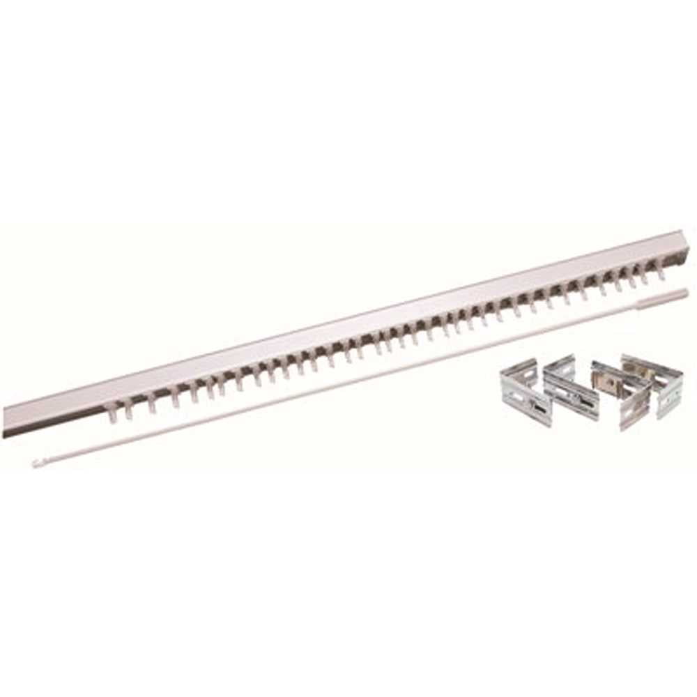 Designer's Touch NMVTSH78W White Steel Headrail for 3-1/2 in. Vertical ...