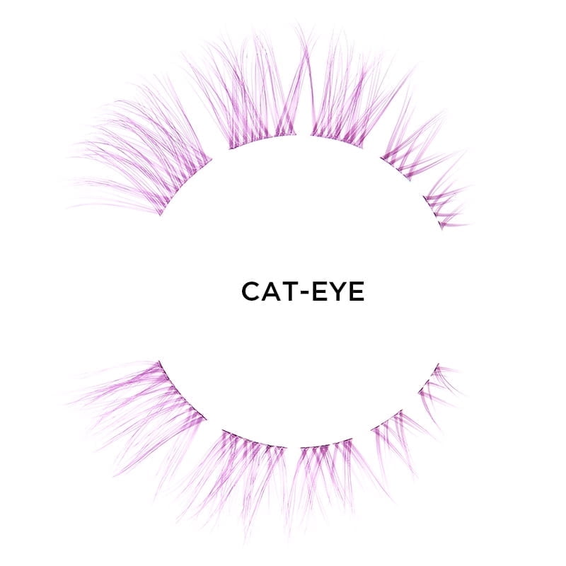DesignerLash Cat-Eye Purple Eyelash Extensions - Elevate Your Look with ...