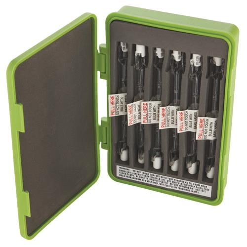 Designers Edge 500W T3 Halogen Light Bulb With Storage Case 6PK W/CASE ...