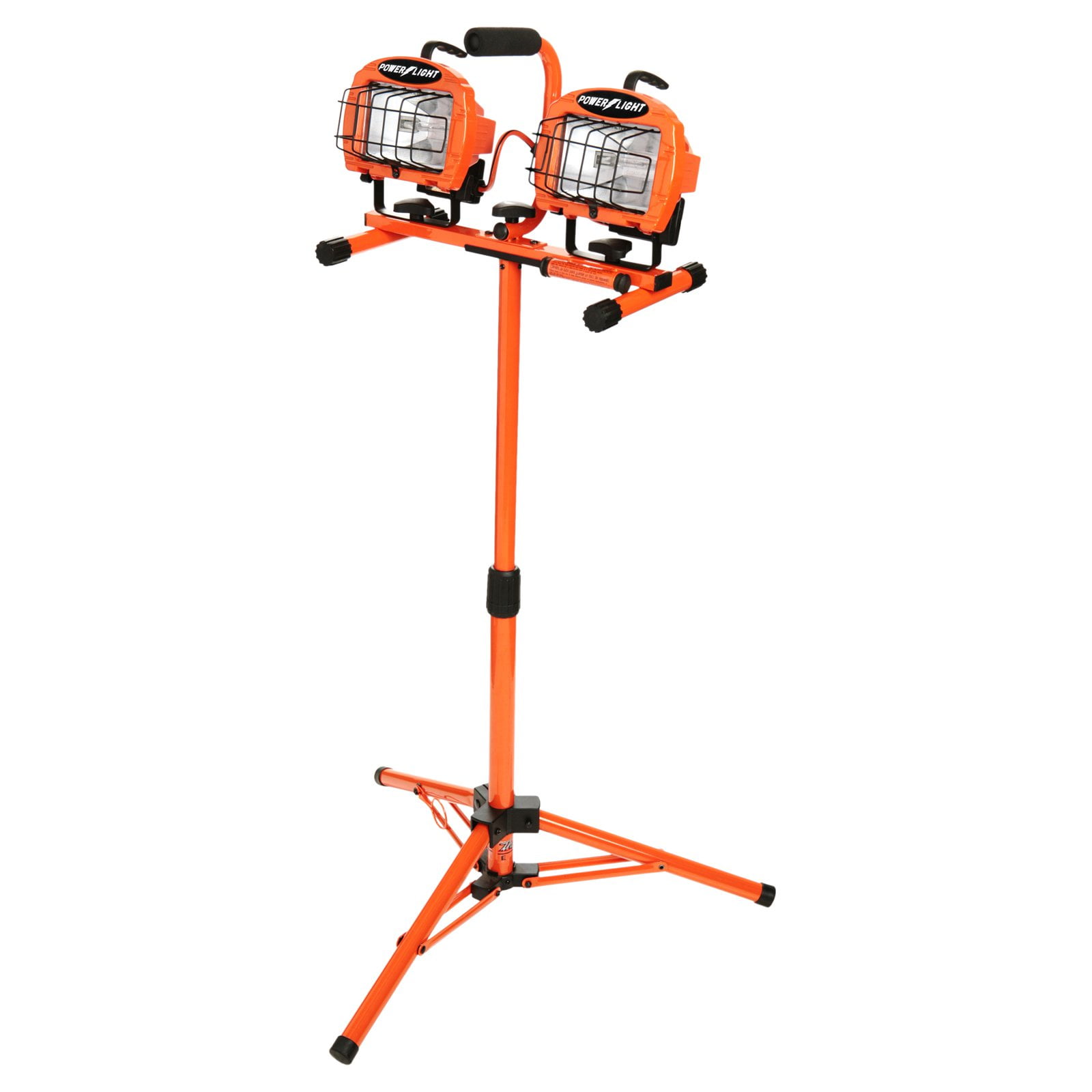 Designers Edge L1719 48-Inch Orange 2-in-1 Twin-Head Adjustable Halogen ...